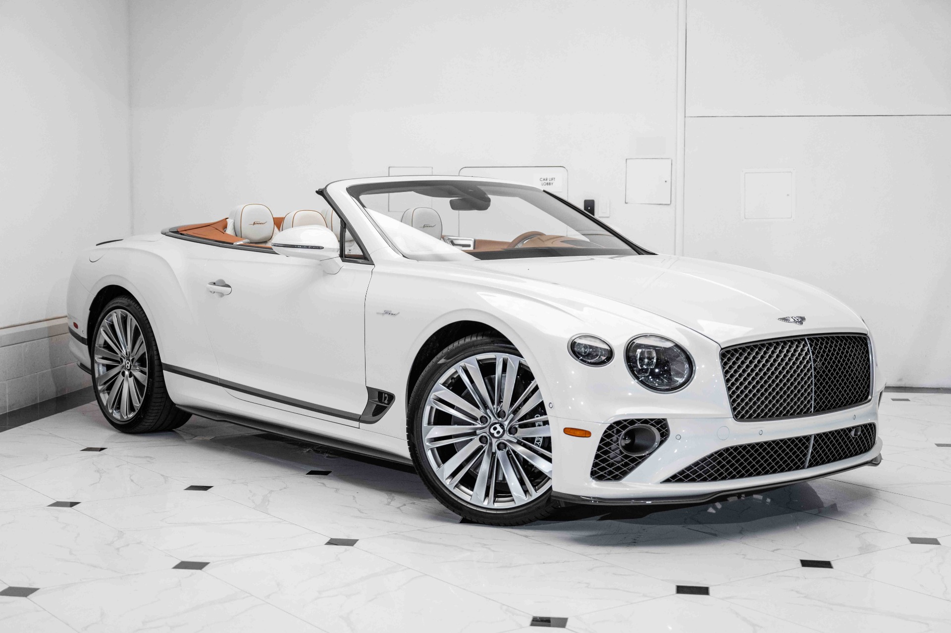 Bentley Continental Convertible White New Glacier White 2025 Bentley